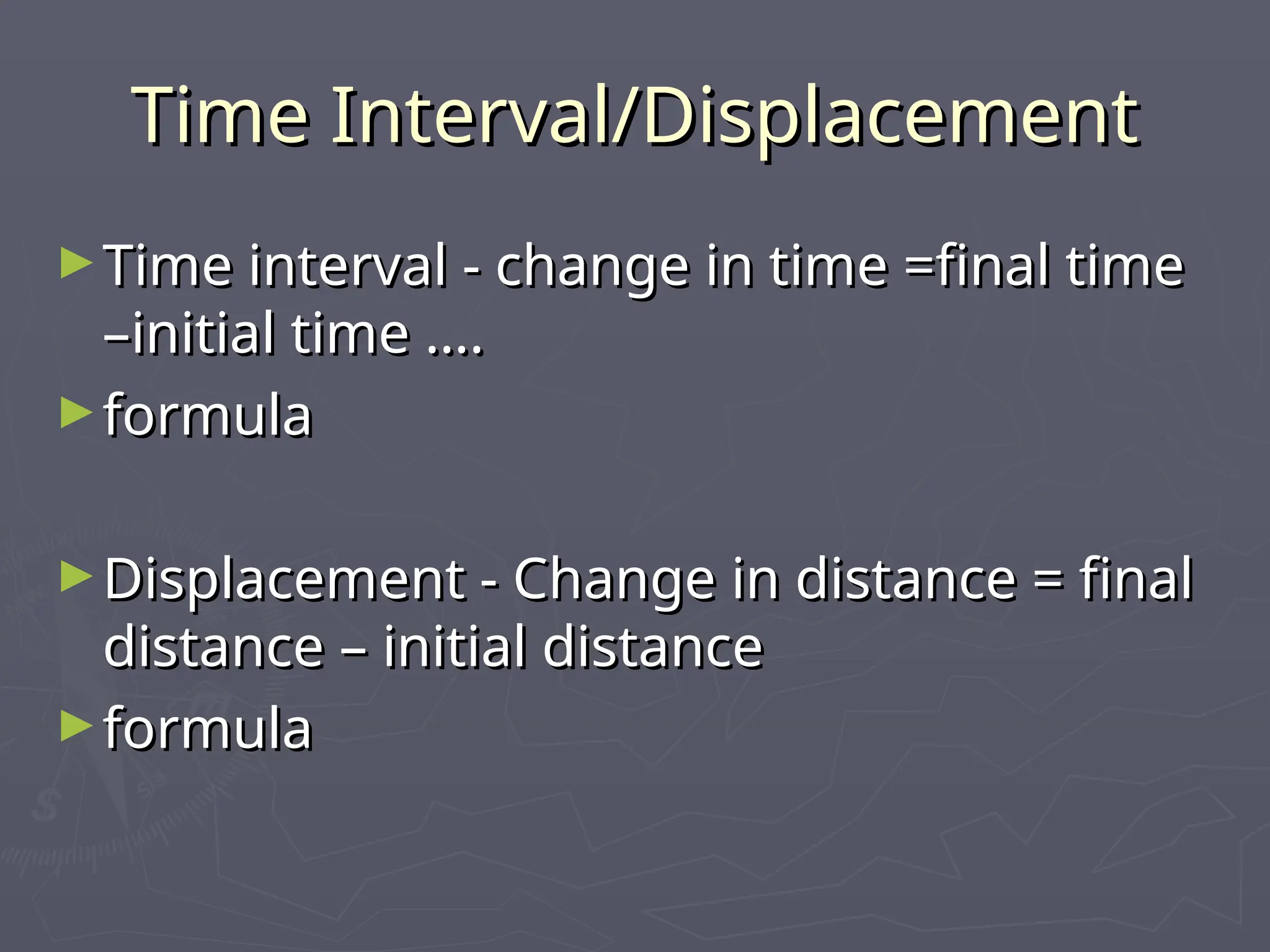 Motion Speed Velocity and Acceleration.ppt