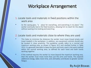 Motion study on shopfloor and design of work | PPTX