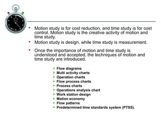 Motion & time study | PPT