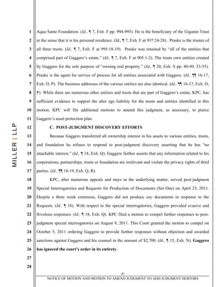 Motion to amend judgment points & authorities- signed