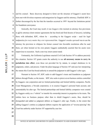 Motion to amend judgment points & authorities- signed | PDF