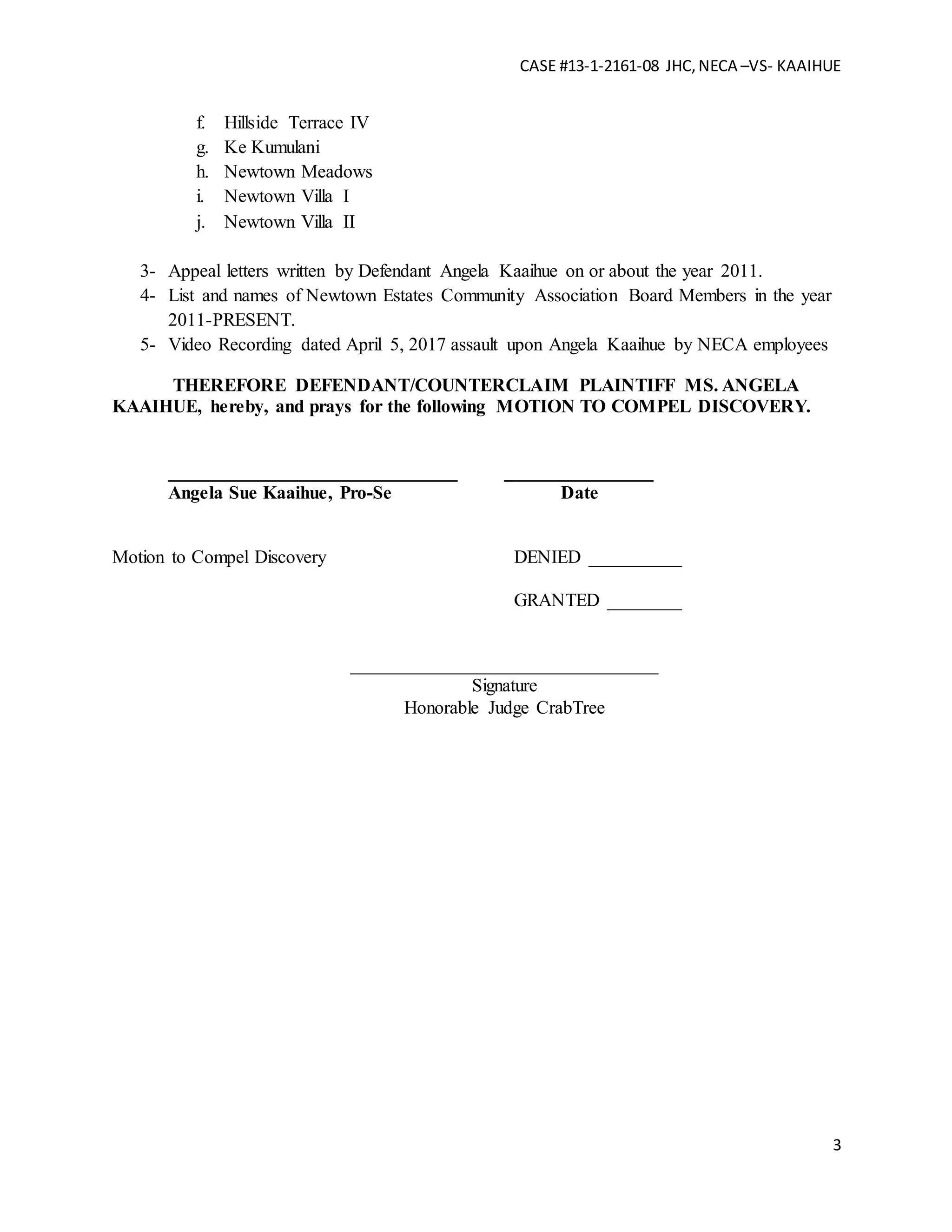 Motion To Compel | DOCX