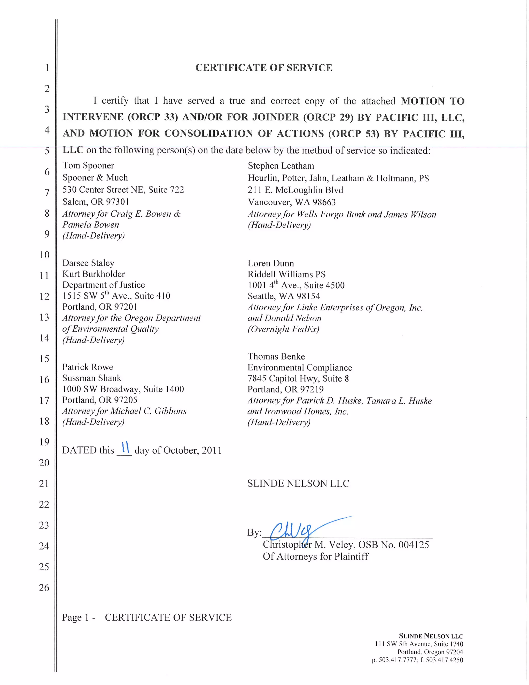 Motion to intervene & joinder | PDF