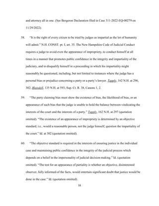 Motion to Disqualify Judge Christopher M. Keating | DOC