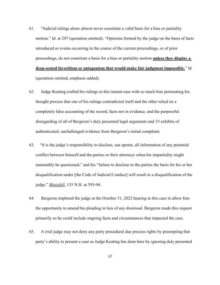 Motion to Disqualify Judge Christopher M. Keating | DOC