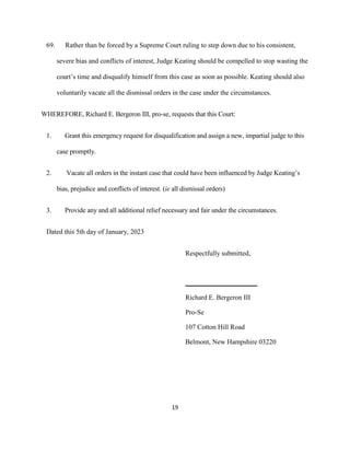 Motion to Disqualify Judge Christopher M. Keating | DOC