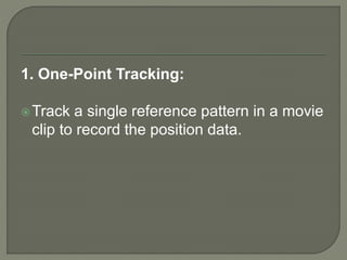 Motion Track in After Effects | PPTX