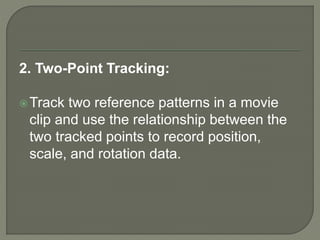 Motion Track in After Effects | PPTX