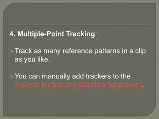 Motion Track in After Effects | PPTX