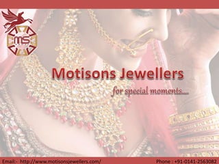 Motisons jewellers | PPTX