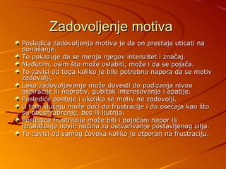 Motivacija | PPT