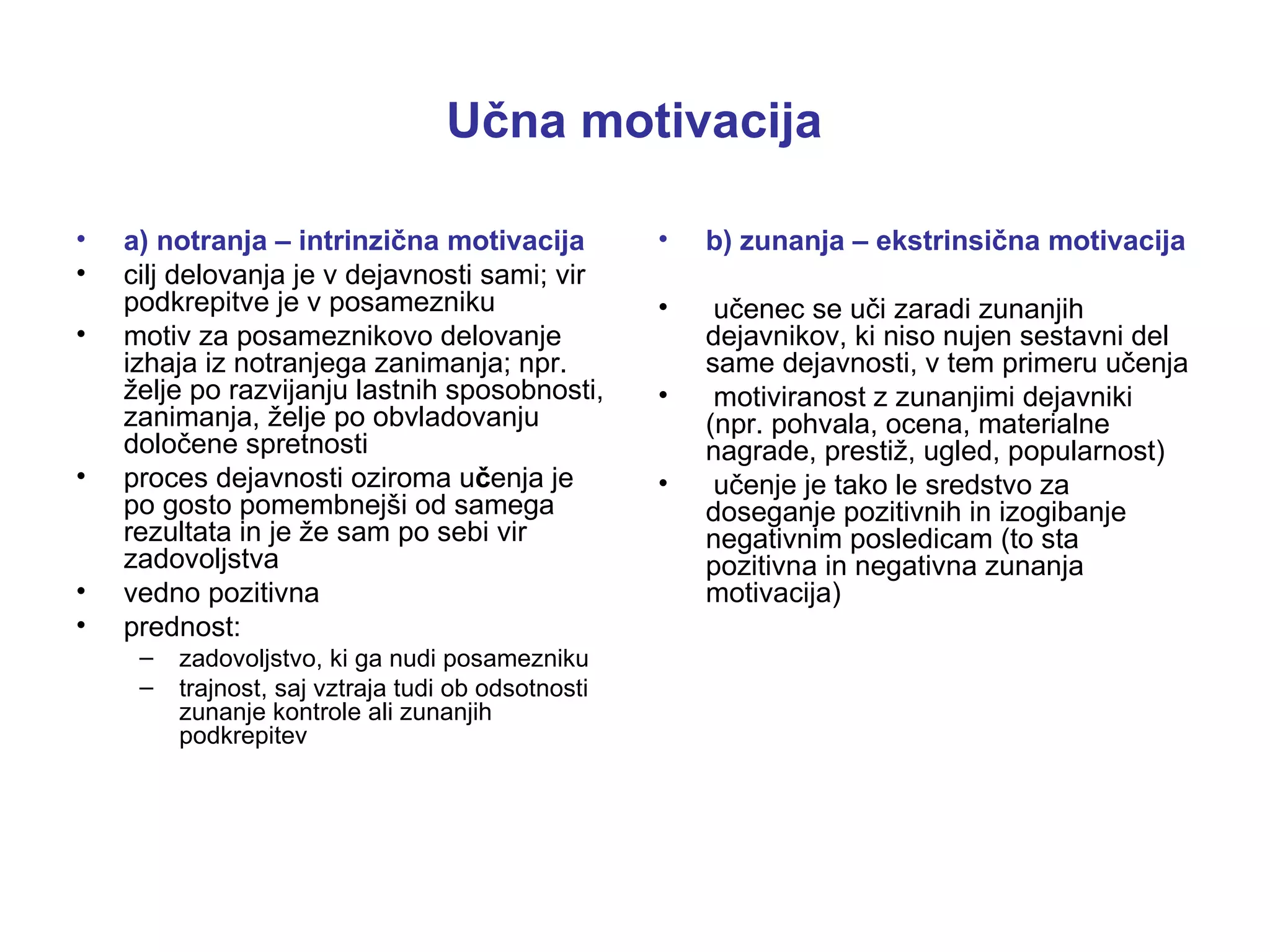 motivacija | PPT