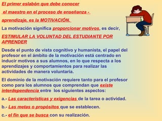 Motivación en el aula | PPT