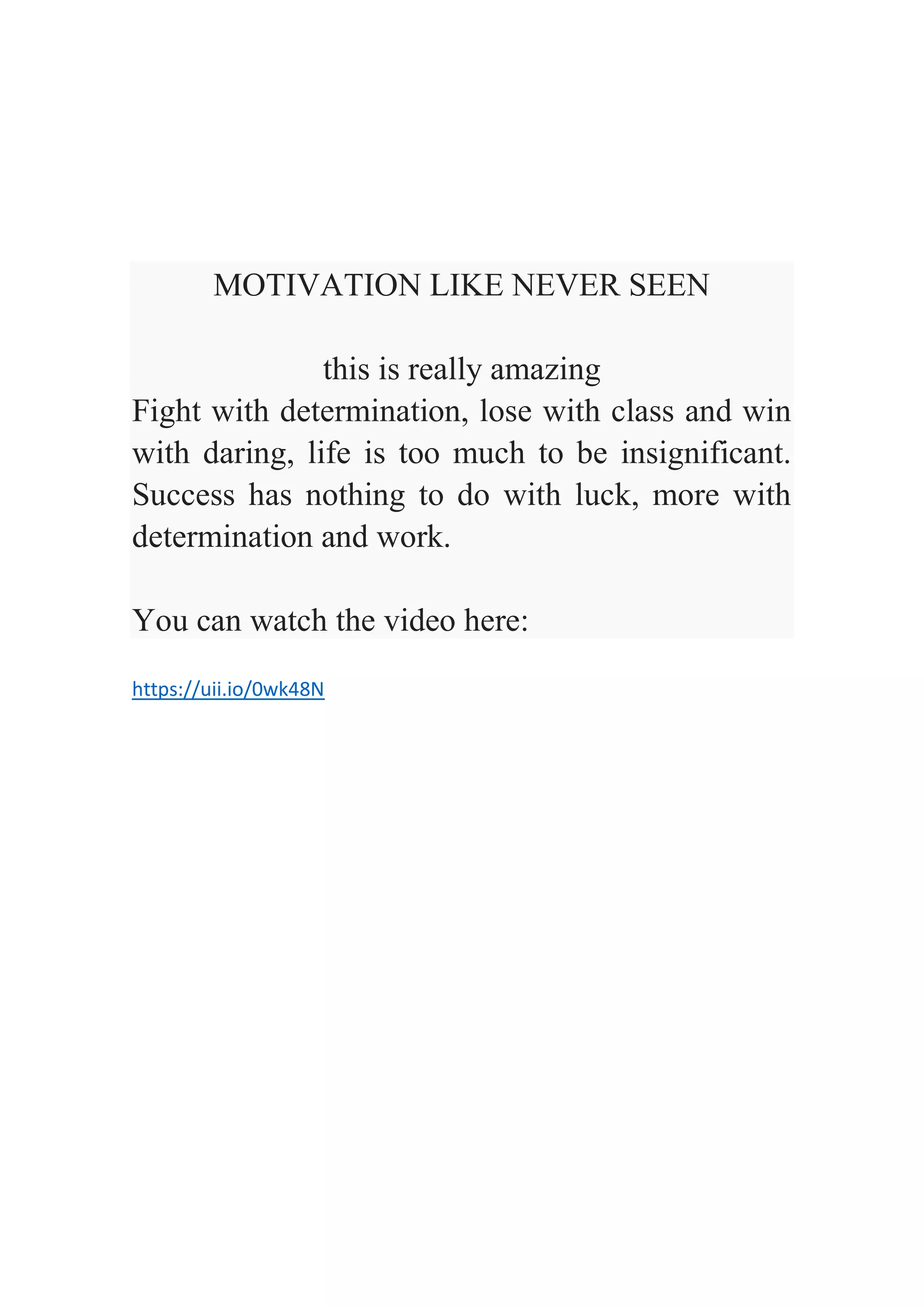 MOTIVATION | PDF
