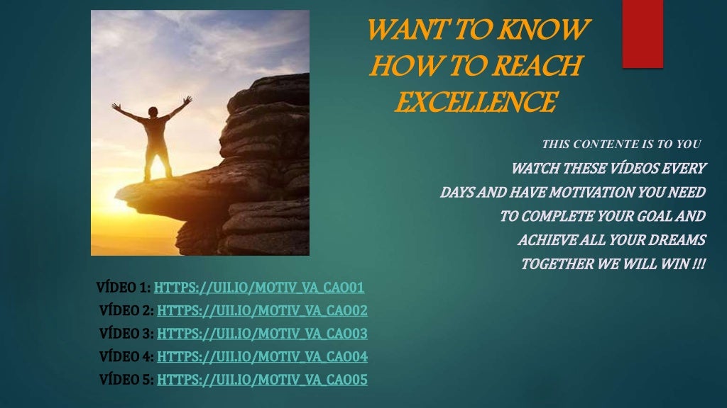 How to achieve excellence | PPT