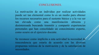 Motivacion e incentivacion | PPTX