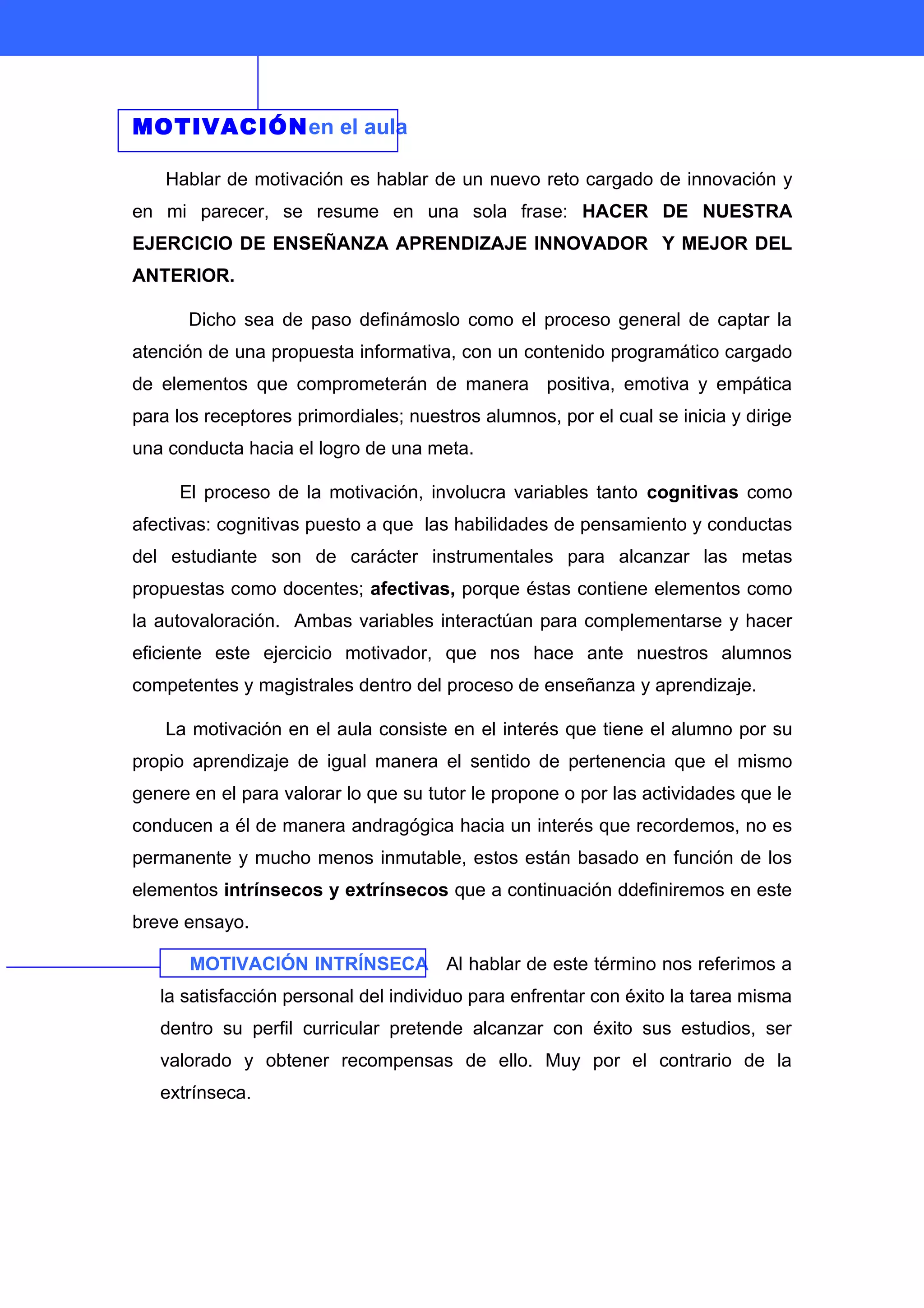 Motivacion en el_aula licdo luis atraujo | PDF