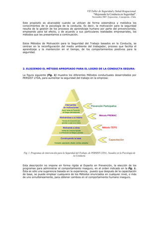 Motivación para la Seguridad del Trabajo Basada en la Conducta | PDF