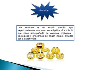 Motivacion y emocion | PPTX
