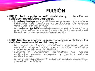 Motivacion y emocion | PPT