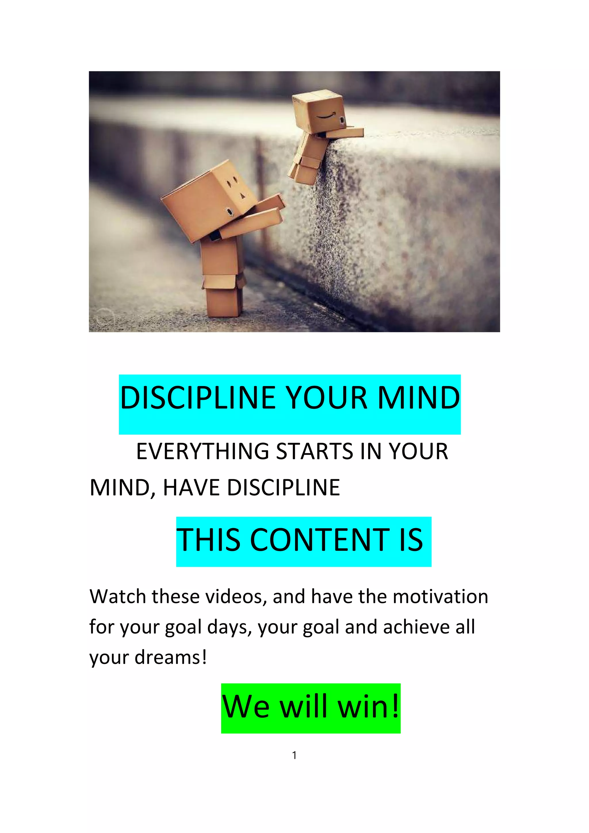 EVERYTHING STARTS IN YOUR MIND | PDF