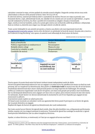 Motivarea angajatilor | PDF