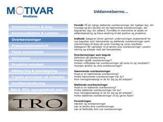 Motivar MindSales præsentation | PPTX