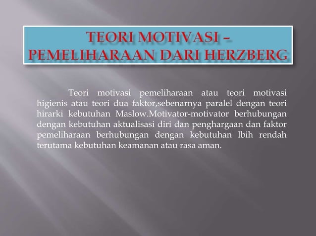 Motivasi dalam manajemen | PPTX