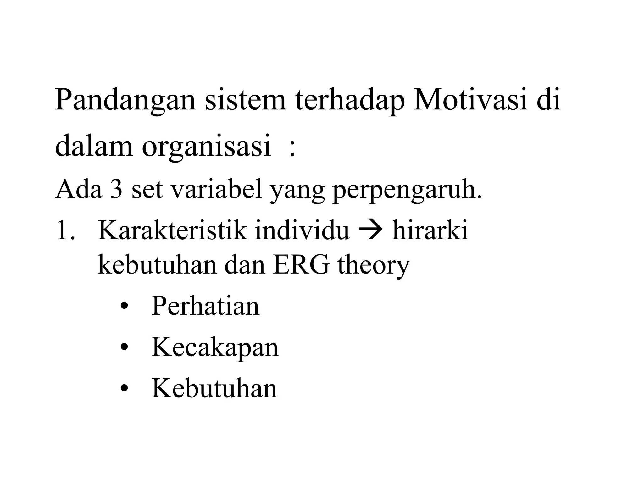 Motivasi untuk pekerja dan cara menjaganya.PPT