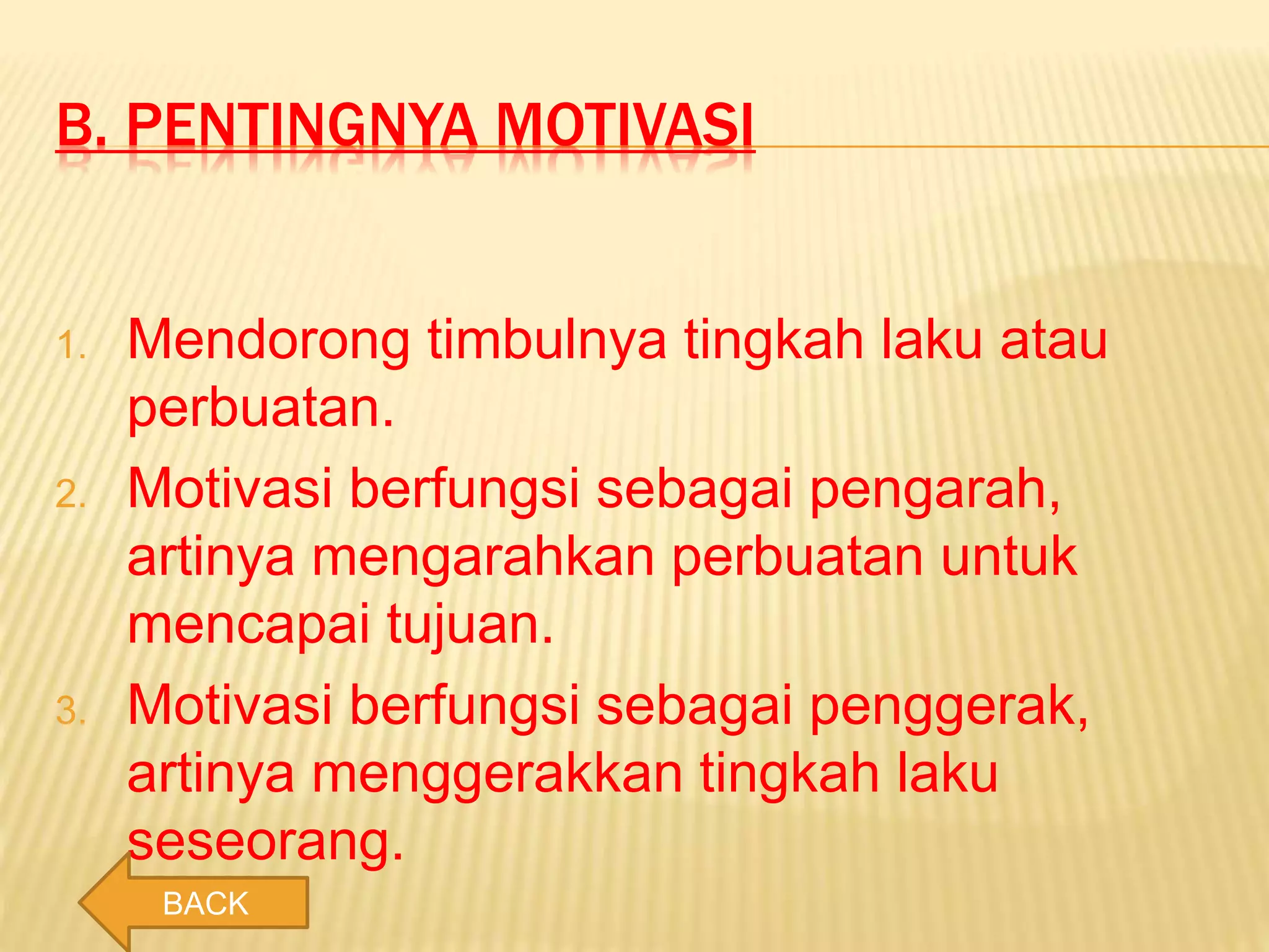 Motivasi belajar | PPTX