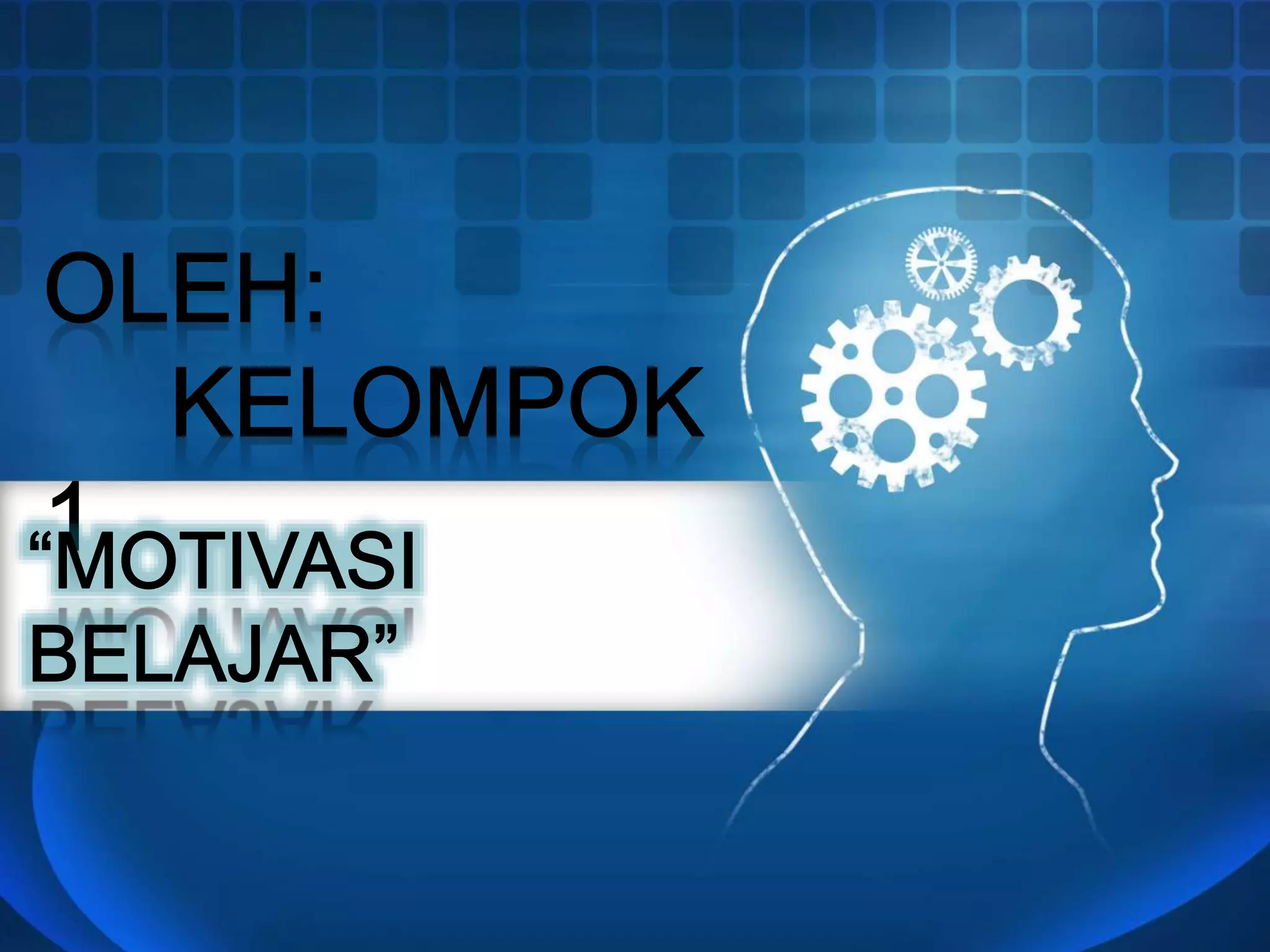 Motivasi belajar | PPT