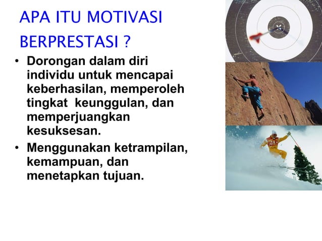 Motivasi berprestasi | PPT