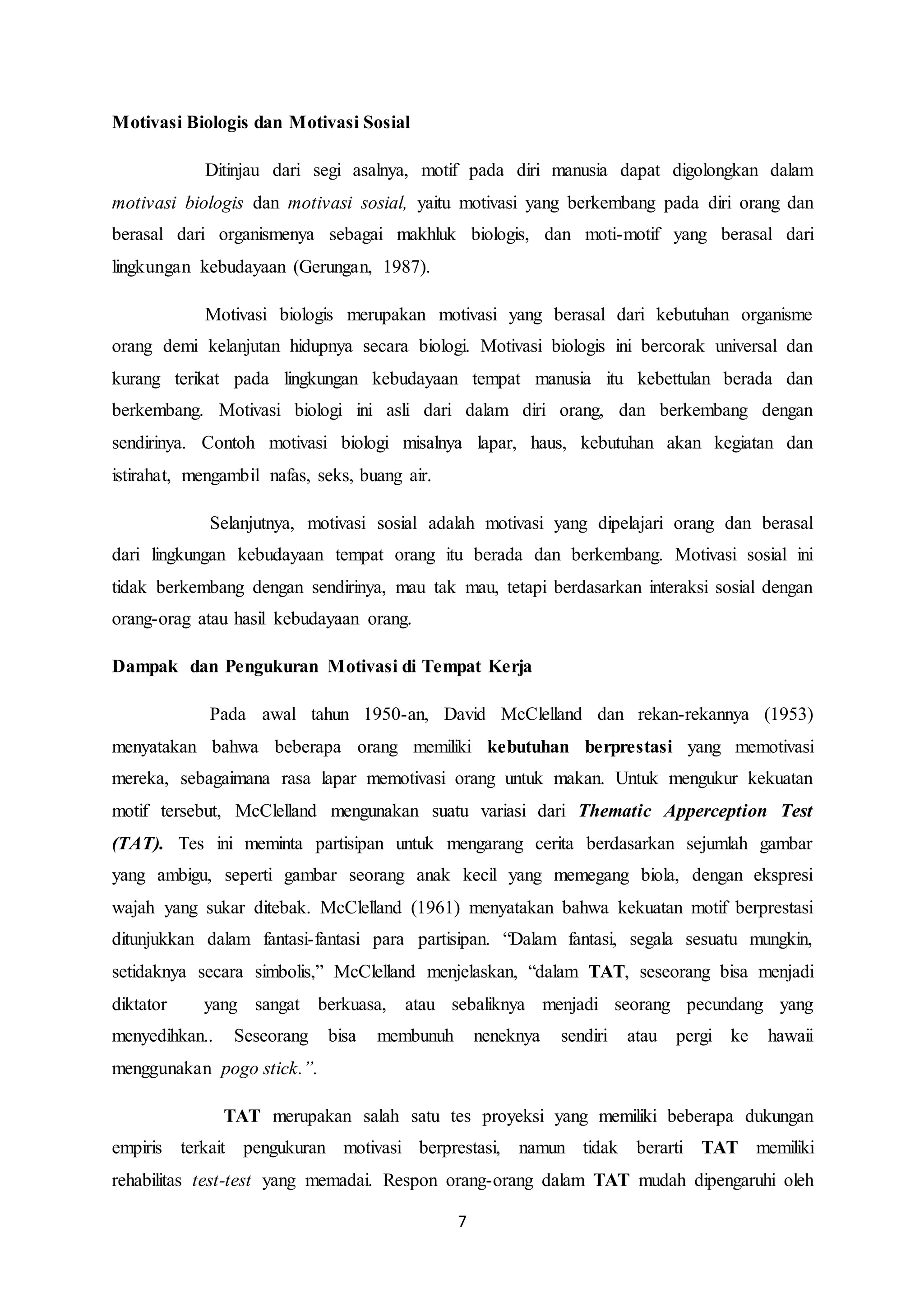 Motivasi berprestasi | PDF