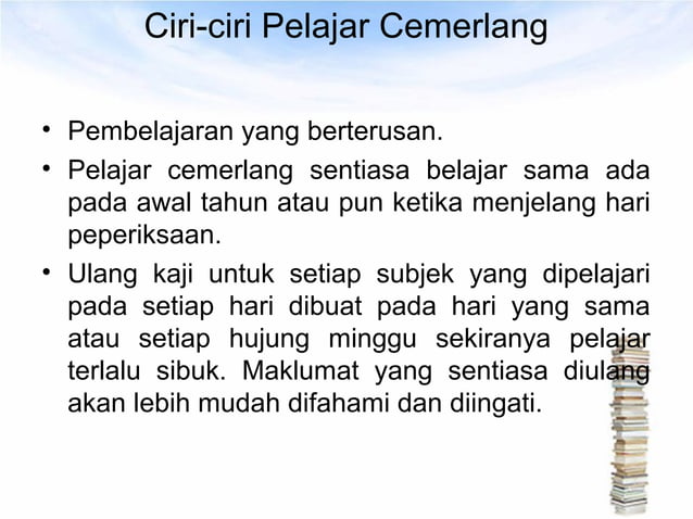 Ke Arah Pelajar Cemerlang | PPT