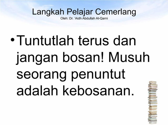 Ke Arah Pelajar Cemerlang | PPT