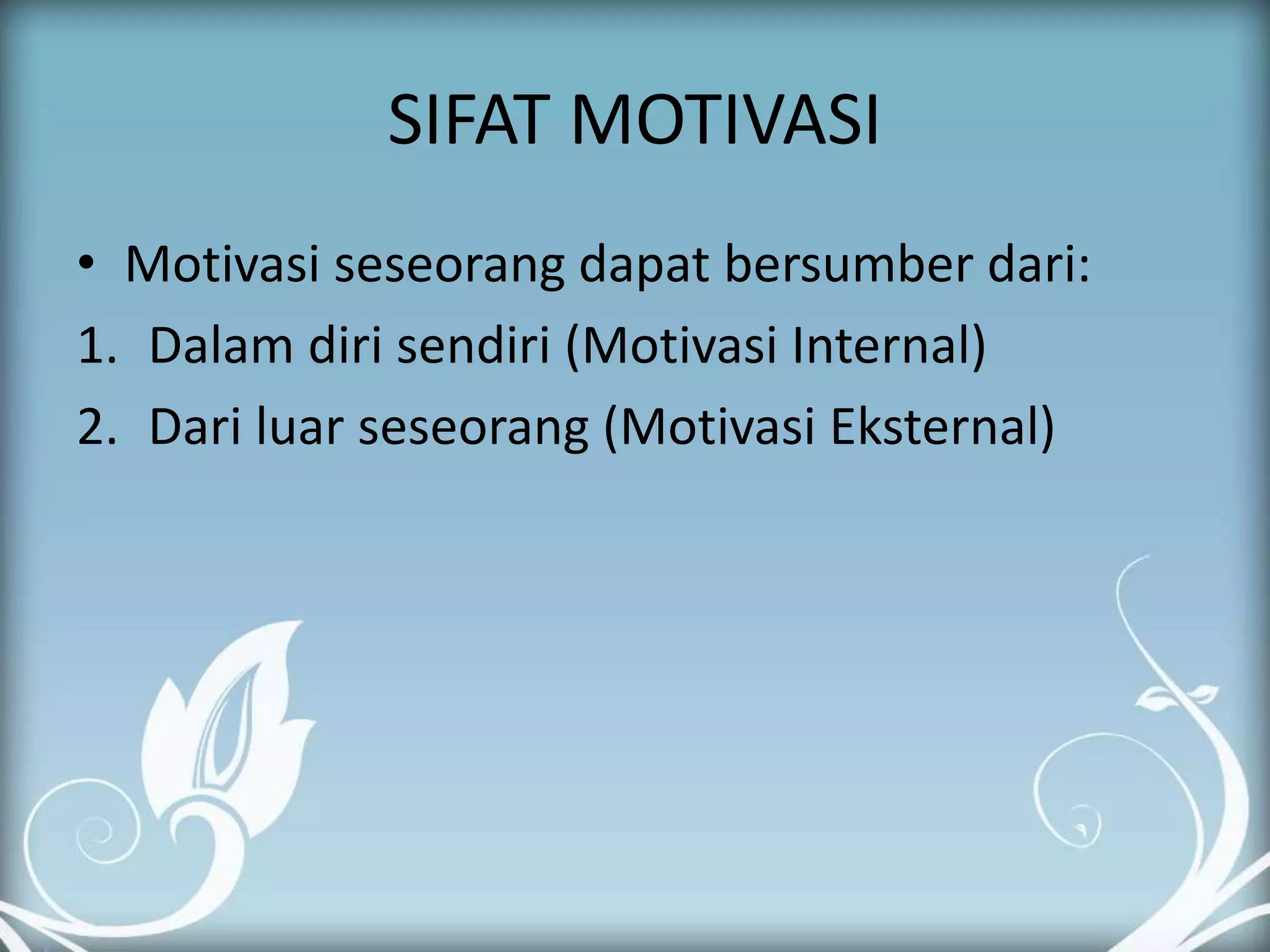 Motivasi Belajar Ppt | PPTX