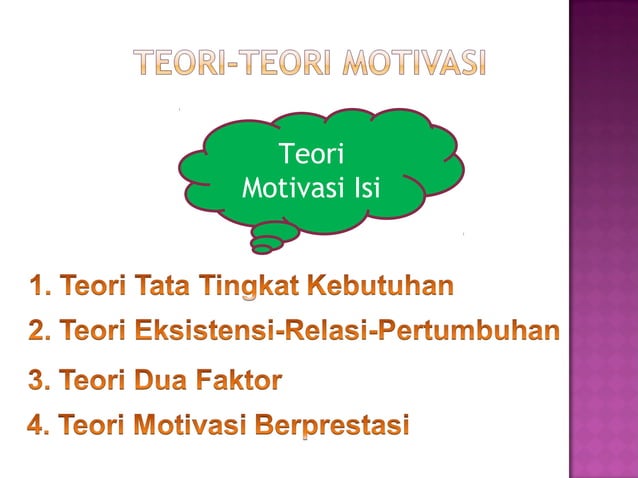 Motivasi kerja PPT | PPT