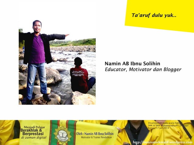 Motivasi menjadi pelajar berakhlak dan berprestasi di zaman digital | PPT