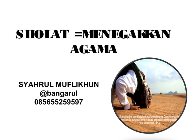 Motivasi sholat | PPT
