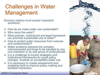 Motivated Machine Learning for Water Resource Management | PPT