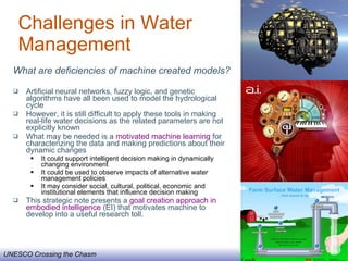 Motivated Machine Learning for Water Resource Management | PPT