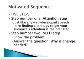 Motivated Sequence | PDF
