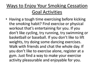 Motivate yourself to quit smoking | PPTX