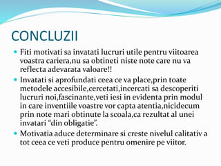 Motivatia in-invatare-formele-motivatiei | PPTX