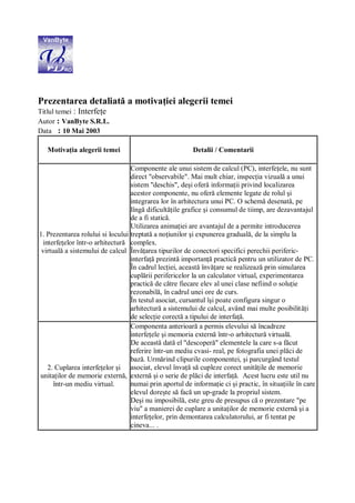 Motivatia alegerii | PDF
