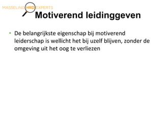 Motivatie en motiveren | PPTX