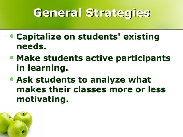 Motivating Students | PPT