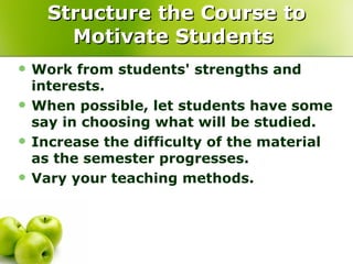 Motivating Students | PPT