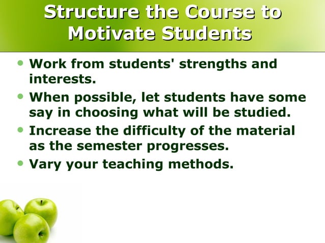 Motivating Students | PPT