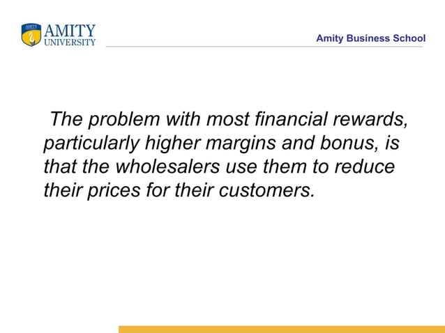 Motivating And Compensating Channel Members | PPT | Business | Business ...